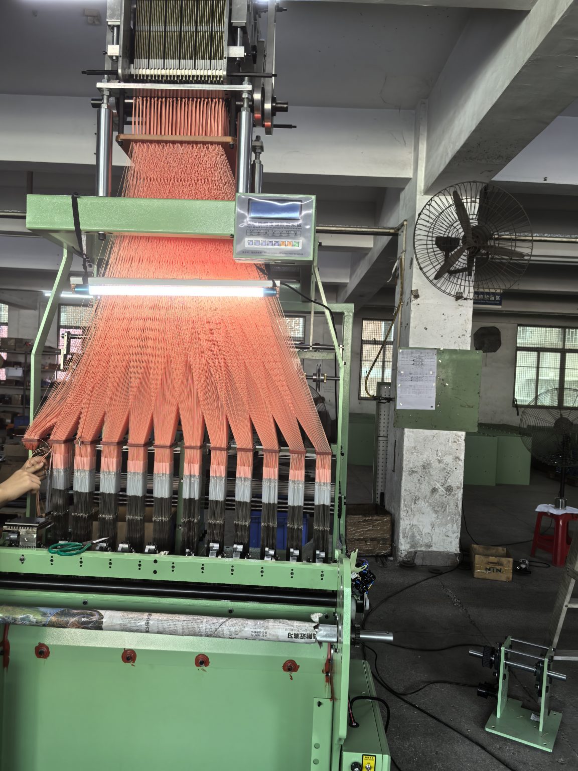 Swiss Type Computer Narrow Fabric Jacquard Weaving Loom - www ...